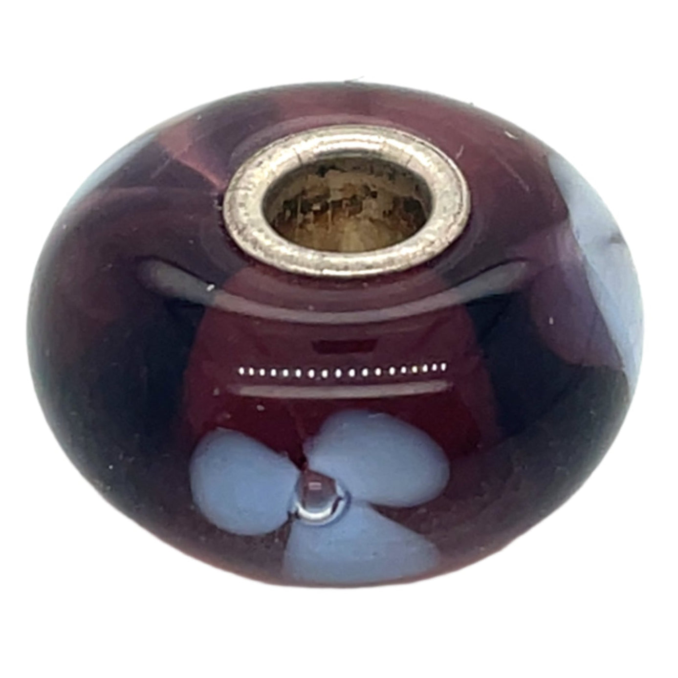 Trollbead Purple Flower Glass Bead – Glenray Jewellers